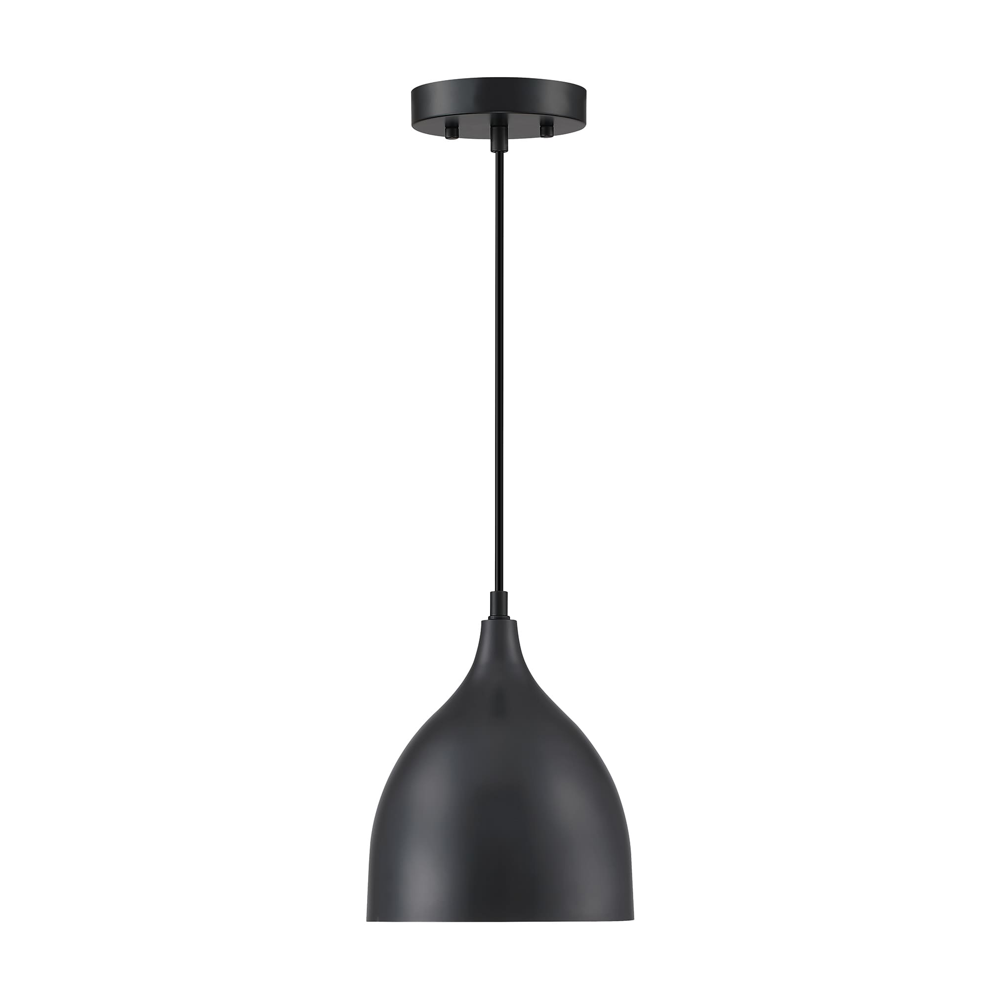 Matte Black Pendant Light Fixture Industrial Kitchen Lighting – Hukoro